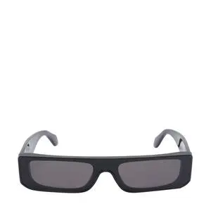 Alaïa Rectangular Mask Sunglasses - Black