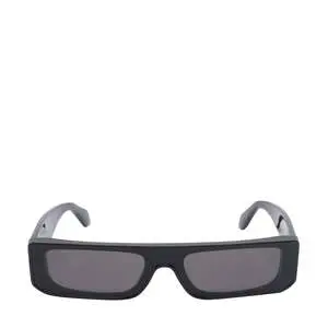 Alaïa Rectangular Mask Sunglasses - Black