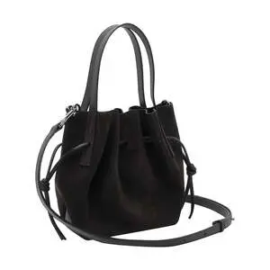 Yuzefi Mini Scallop Tote Bag - Brown
