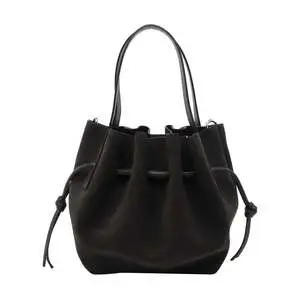 Yuzefi Mini Scallop Tote Bag - Brown