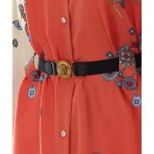 Versace Silk Twill Printed Dress