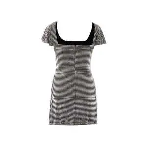 SELF-PORTRAIT Rhinestone Mini Dress