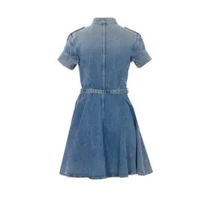 Alexander McQueen Denim Mini Dress