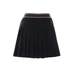 Versace Medusa Motif Mini Pleated Skirt