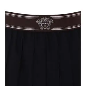 Versace Medusa Motif Mini Pleated Skirt