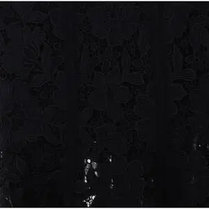SELF-PORTRAIT Lace Midi Skirt - Black