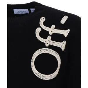 Off-White Vertical Bookish Sweater