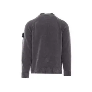 Stone Island Logo Sweater - Gray