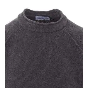 Stone Island Logo Sweater - Gray