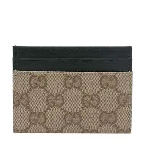 Gucci Gg Logo Cards Holder - Cream