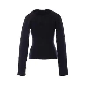GANNI Frill Sweater - Blue
