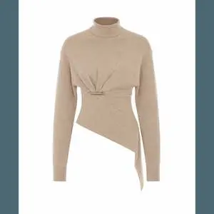 LANVIN Draped Sweater - Cream