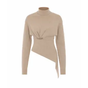 LANVIN Lanvin Women Draped Sweater Cream