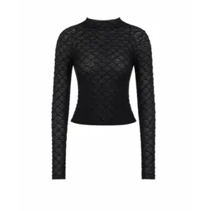 LANVIN High Neck Sweater - Black