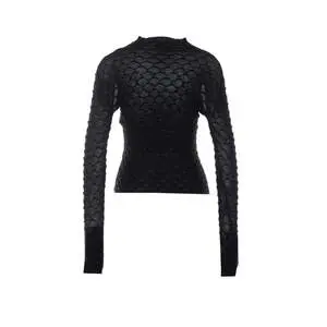 LANVIN High Neck Sweater - Black