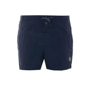 Stone Island Logo Swimshorts - Blue