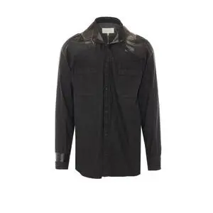 MAISON MARGIELA Taped Denim Shirt - Black