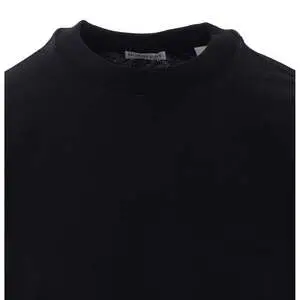 Burberry Check Cashmere Patch T-shirt - Black
