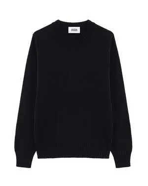Alpha Studio Virgin Wool And Cashmere Crewneck Sweater - Blu Notte