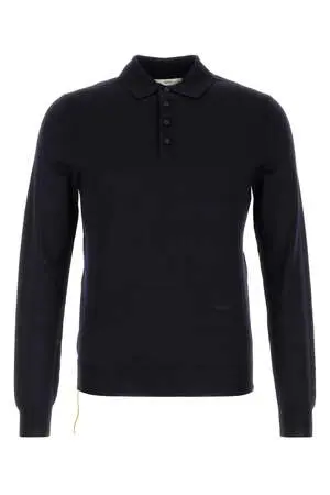 Fendi Fitted Stretch Wool Polo Shirt For