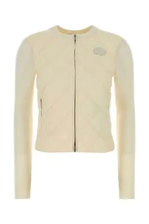 Burberry Lightweight Nylon And Wool Jacket - White