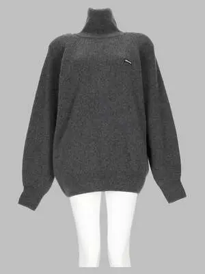 ROTATE BY BIRGER CHRISTENSEN Wool-cashmere Sweatshirt Sweater - Grey