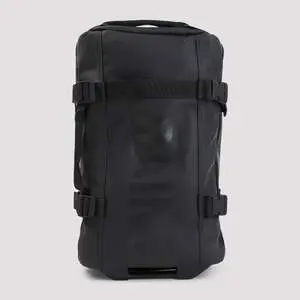 Rains Texel Cabin Handbag Travel Case With Silent Wheels & Telescopic Handle - Black
