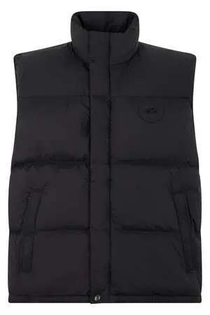 Canada Goose Padded Sleeveless Vest With High Collar And Quilted Panels