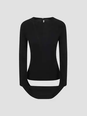 Alexander Wang Lyocell-blend Stretch Jersey Top