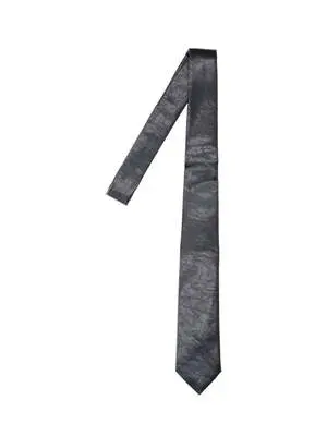 Our Legacy Faux Leather Tie Accessory - Black