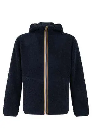 K-WAY Soft Hooded Zip Jacket - Blue