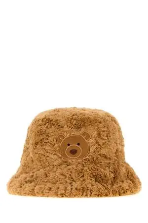 JELLYCAT Jellycat Biscuit Eco Fur Bartholomew Bear Bucket Hat Camel