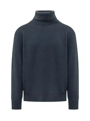 AMARANTO Mock Neck Knit Sweater