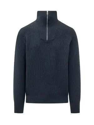 AMARANTO Mezza Half-zip Knit