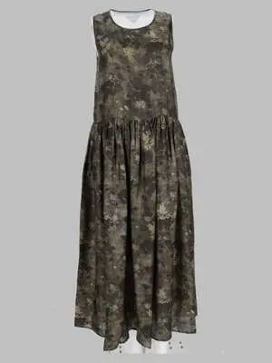 UMA WANG Elegant Draped Midi Dress For