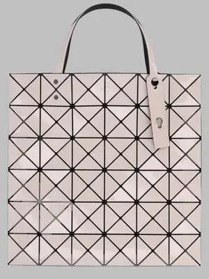 Issey Miyake Geometric Handbag In 100% Polyester - Beige
