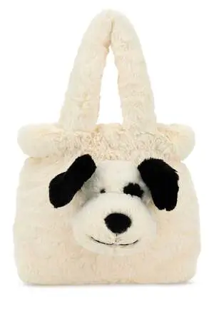 JELLYCAT Rufferty Puppy Mini Eco Fur Handbag