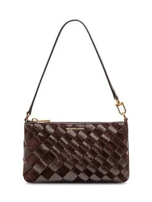 Michael Kors Convertible Wristlet Crossbody Bag - Chocolate