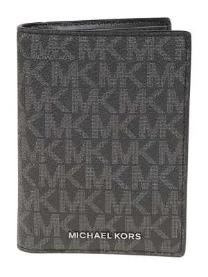 Michael Kors Pvc Wallet With Card Slots - Black