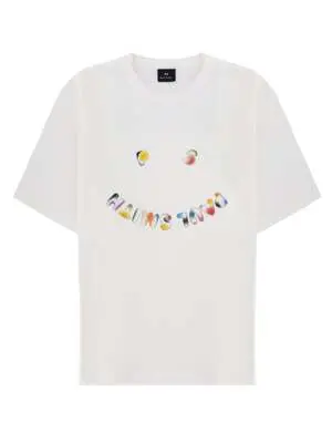Paul Smith Happy Graphic T-shirt - White
