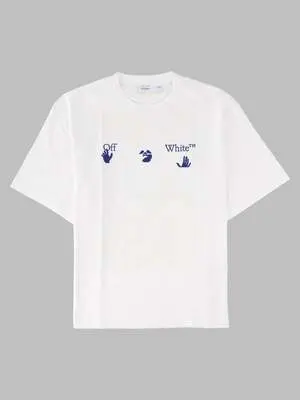 Off-White 100% Cotton Minimal Logo T-shirt