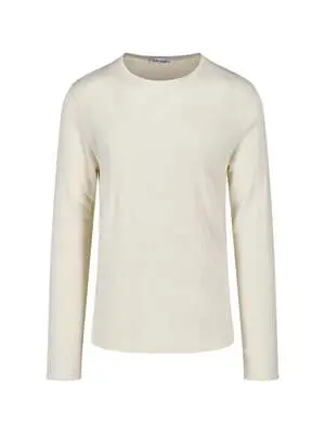 Our Legacy Ribbed Long Sleeve Sweater - Cream