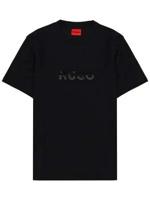 Hugo Classic Cotton T-shirt For - Black
