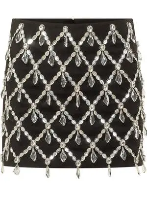 DES_PHEMMES Micro Mini Skirt - Black