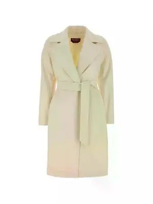 Max Mara Ravenna Belted Coat - White