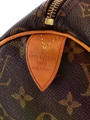 LOUIS VUITTON Speedy Handbag Monogram Canvas 30 Satchel