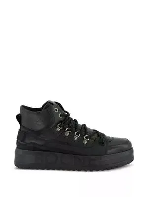 Bogner Logo-print Panelled Boots - Black