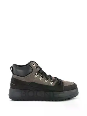 Bogner Logo-print Panelled Boots - Grey