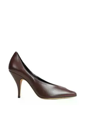JUDE Icon Creased Leather Pumps