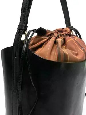 THE BRIDGE Logo-print Bucket Bag